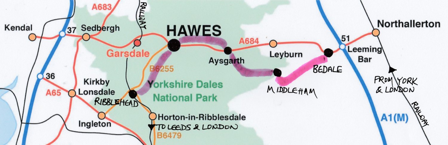 Week Walks - Bedale to Ribblehead - four days around Wensleydale